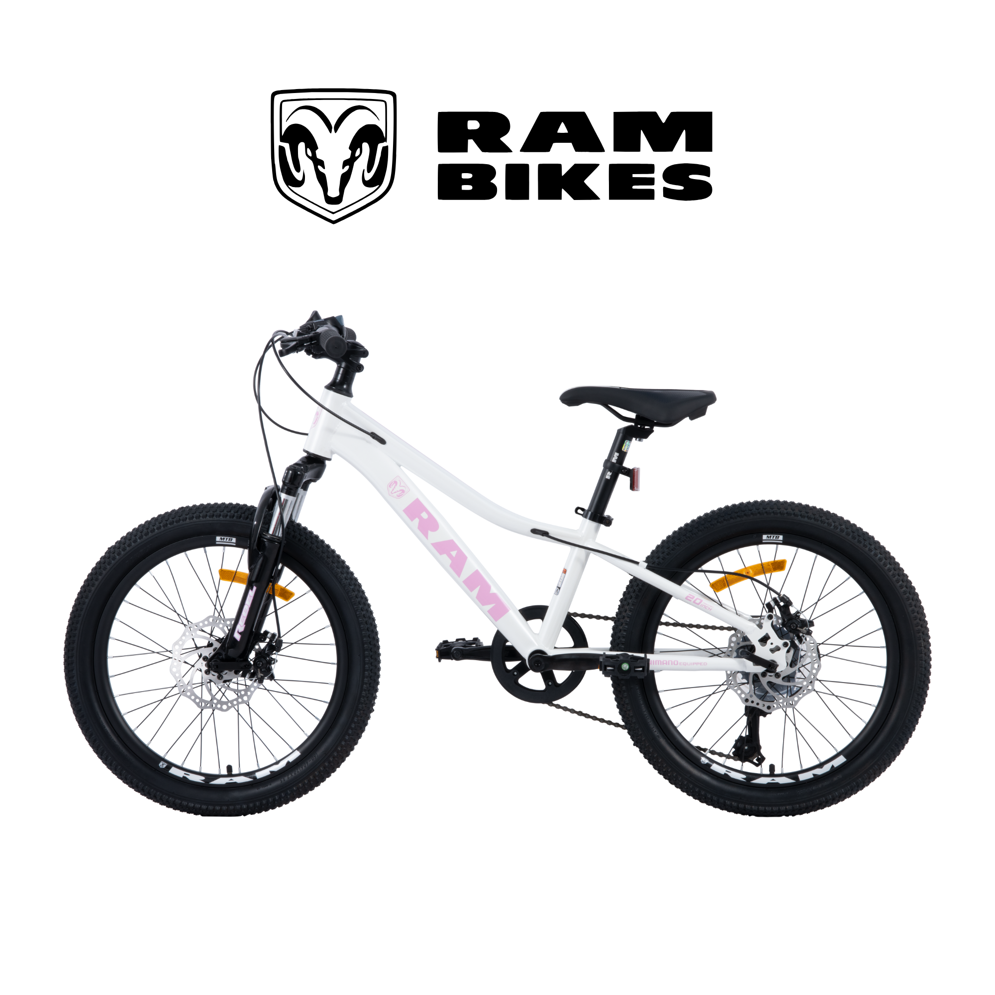 Bicicleta de Montaña Infantil R20 Blanco – RAM Bikes México